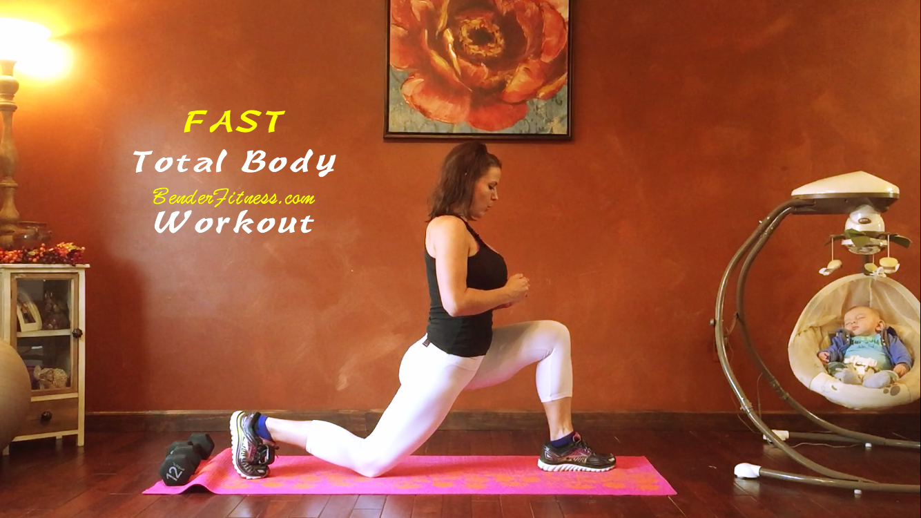 Fast Total Body Workout: 12-Minutes Per Round + Bonus 10-Minute Cardio ...