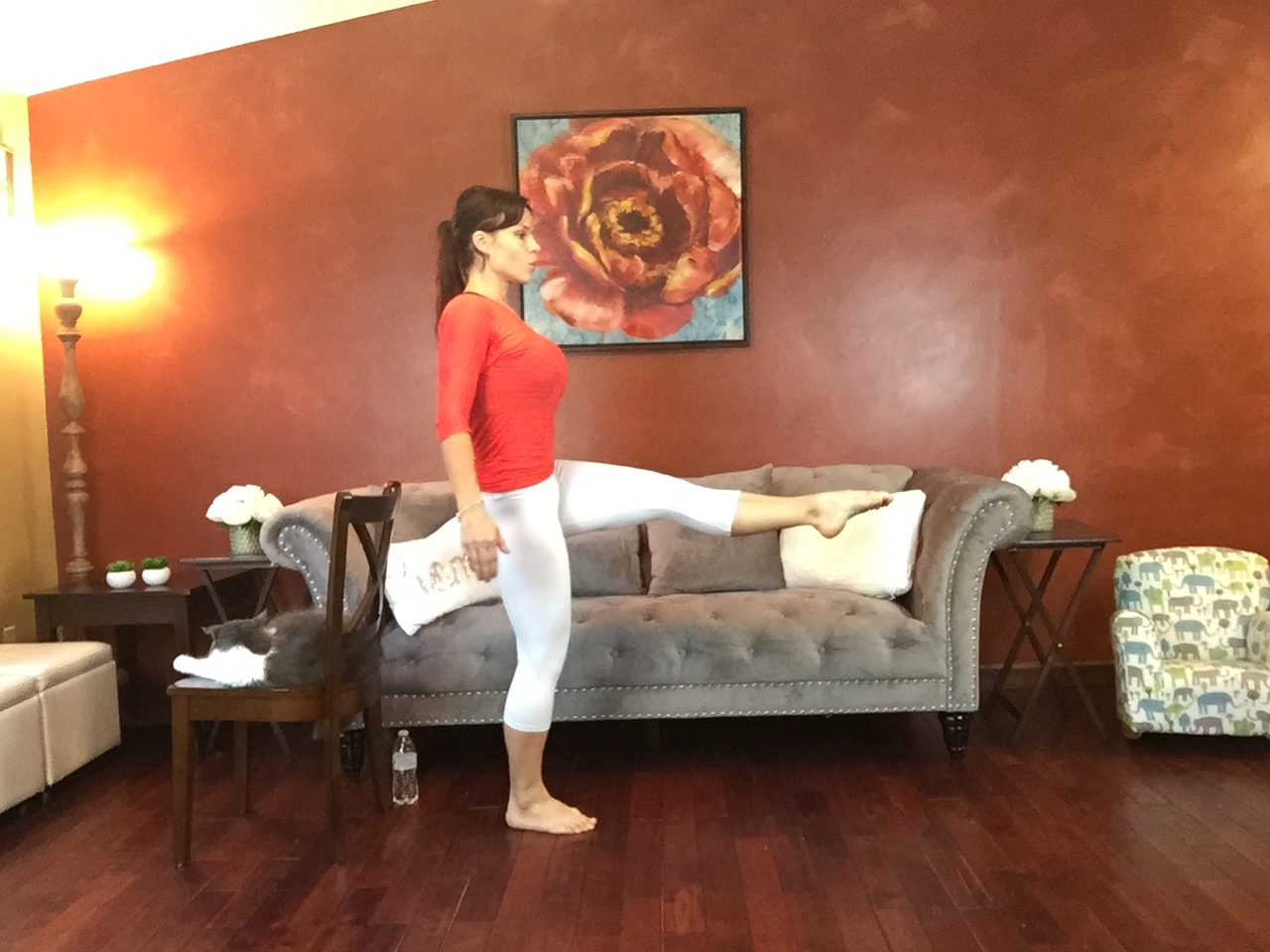 Quick Standing Workout: Core and Buns: Low Impact | Bender Fitness