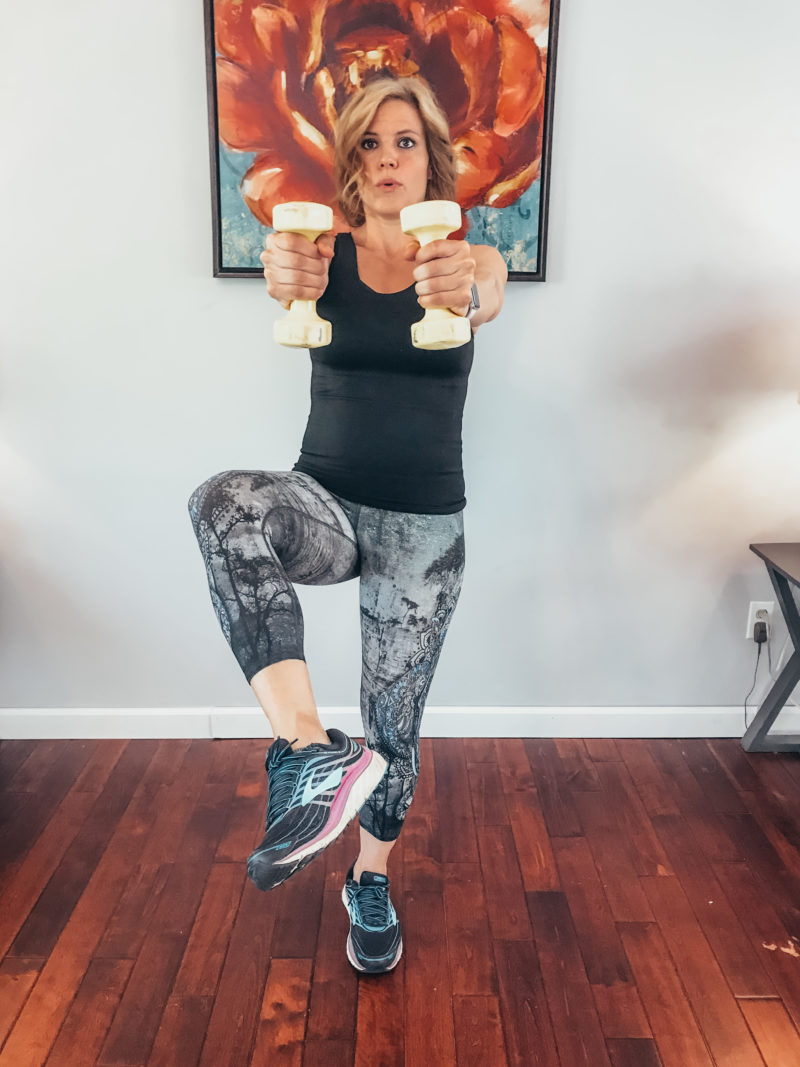 Total Body Sculpt 9 Standing Home Workout For Legs Core Arms And