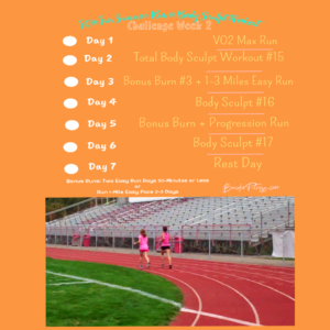 FIT AND FUN SUMMER: RUN & BODY SCULPT WORKOUT CHALLENGE: WEEK 2 ...