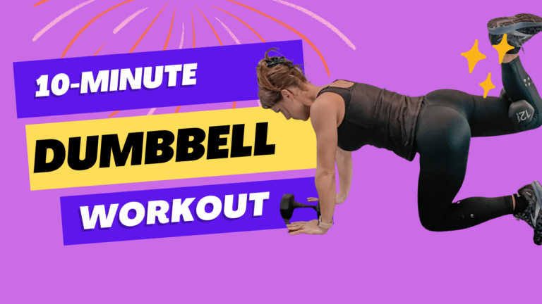 10-Minute Dumbbell Workout: Total Body | Bender Fitness